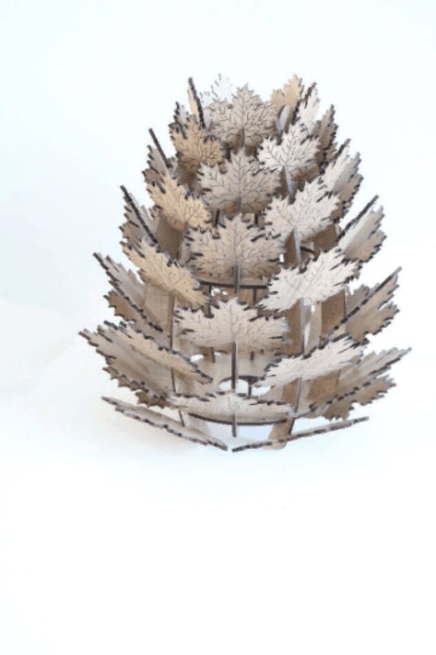 Lamp. Maple Leaf. Laser Cut Files SVG DXF CDR Vector Plans, Files ...