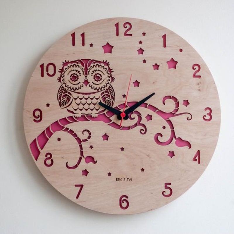 Laser Cut Clock - Etsy