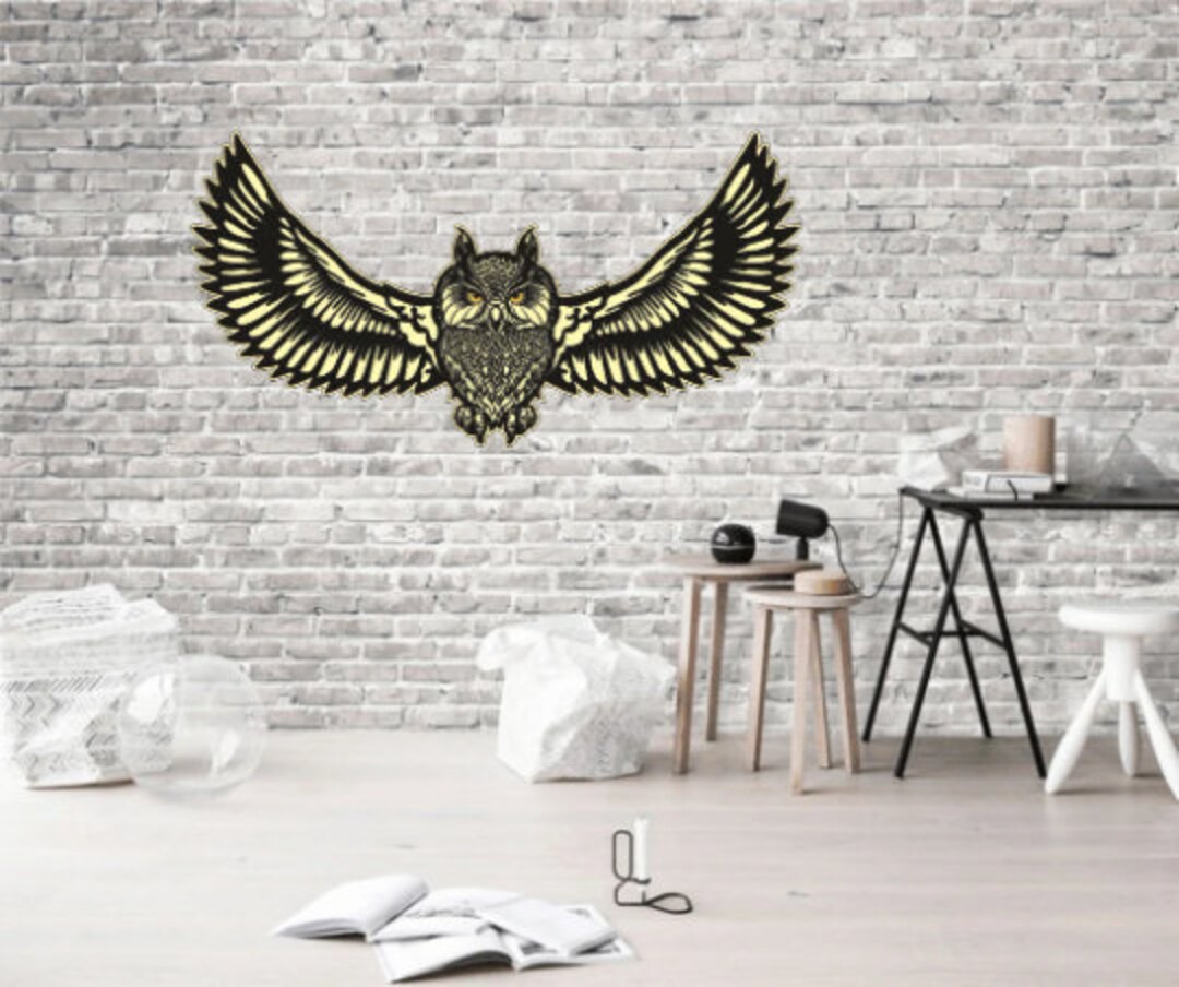 Panno Owl 2 Layers Laser Cut Files SVG DXF CDR Vector Plans, Files ...