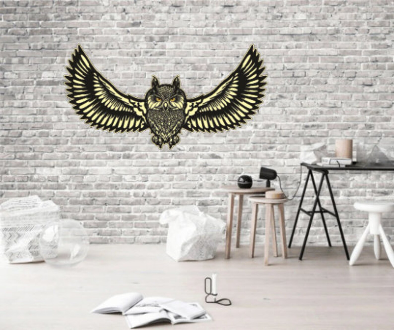 Panno Owl 2 Layers Laser Cut Files SVG DXF CDR Vector Plans - Etsy