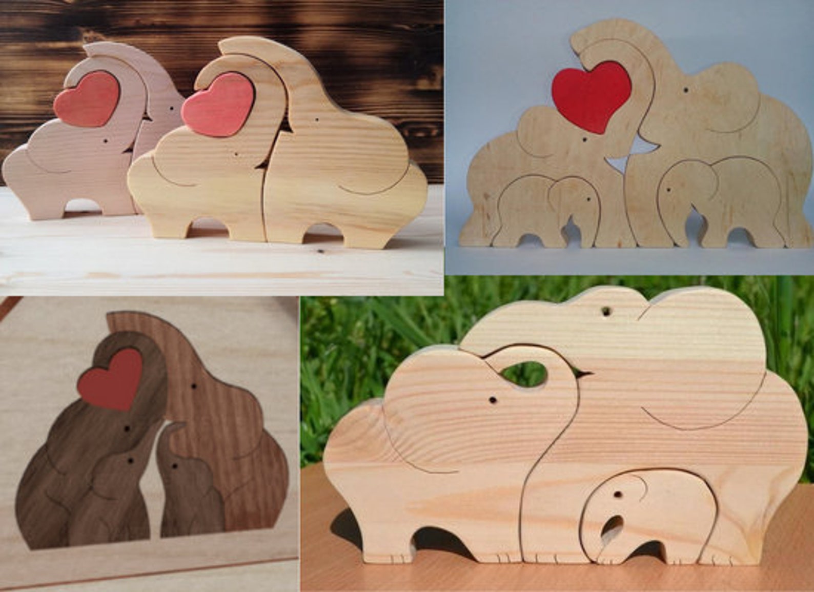 Elephant Seed of 4 Species and Rabbitslaser Cut Files SVG DXF - Etsy