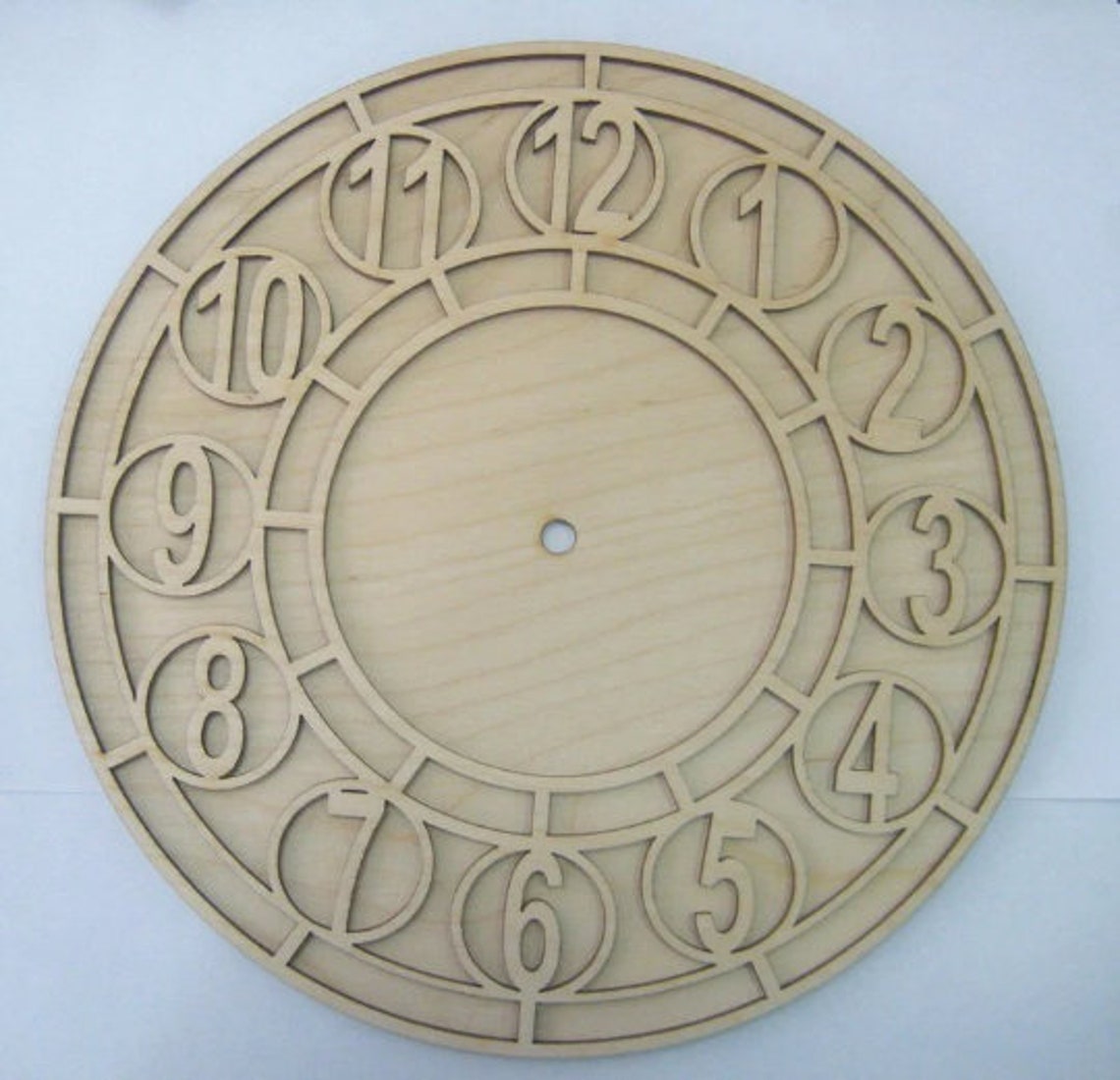 Clock. 4 Types Laser Cut Files SVG DXF CDR Glowforge File - Etsy UK