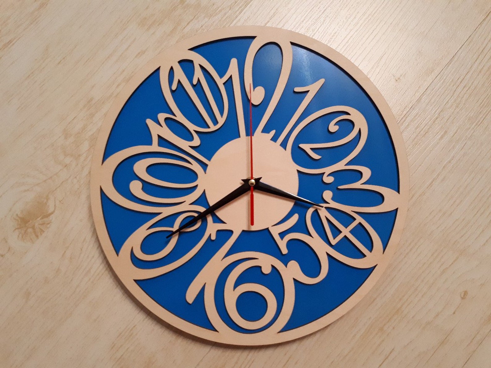 Clock Face Laser Cut Files SVG DXF CDR Glowforge File Vector Plans ...