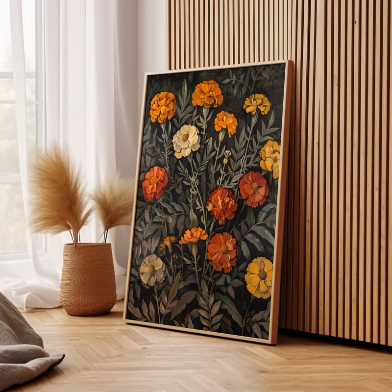 Marigold Print - Etsy