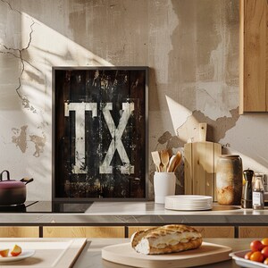 Texas Typography Art Print, Home State Gifts Western Country Southern ...