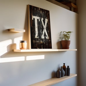 Texas Typography Art Print, Home State Gifts Western Country Southern ...