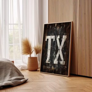 Texas Typography Art Print, Home State Gifts Western Country Southern ...
