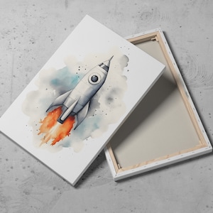 Nursery Decor Space Boy Set of 3 Wall Art or Canvas, Nursery Wall Art ...