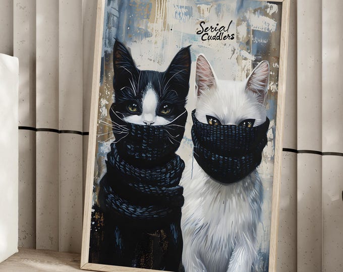 Serial Cuddlers- 9"x12" PRINT - Etsy