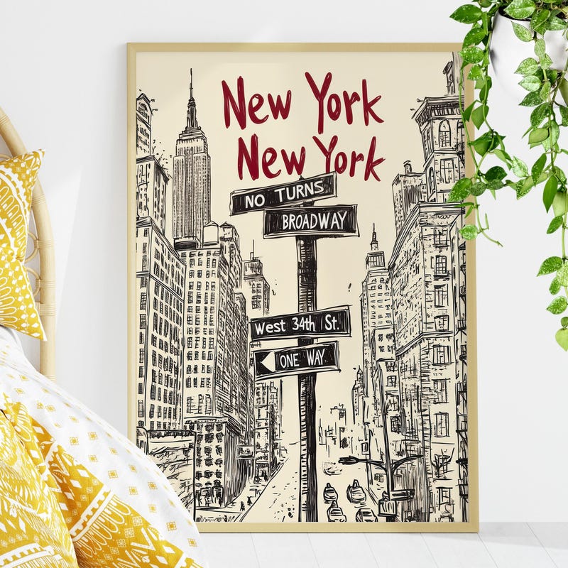 The New Yorker Sign In - Etsy