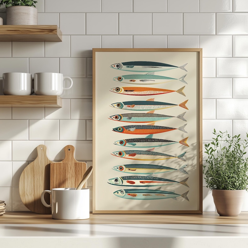 Seafood Art Fish Painting - Etsy