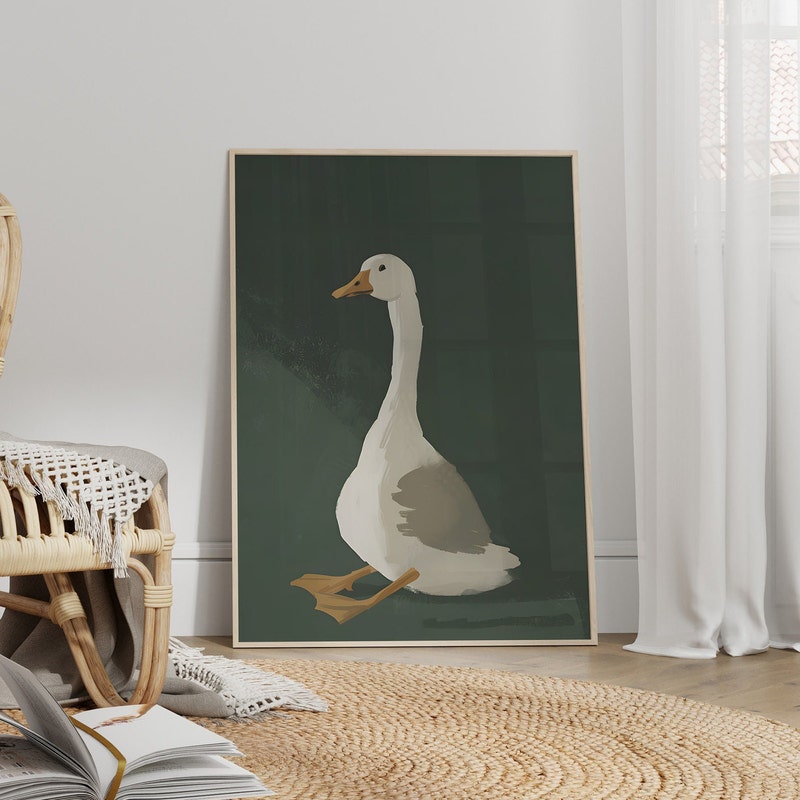 Goose Art - Etsy
