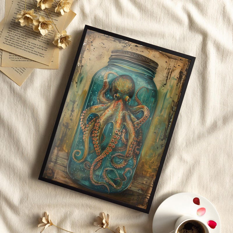 Octopus Wall Art - Etsy