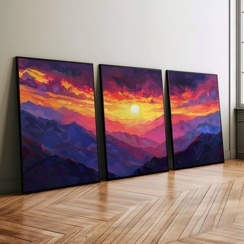 Purple Mountain - Etsy