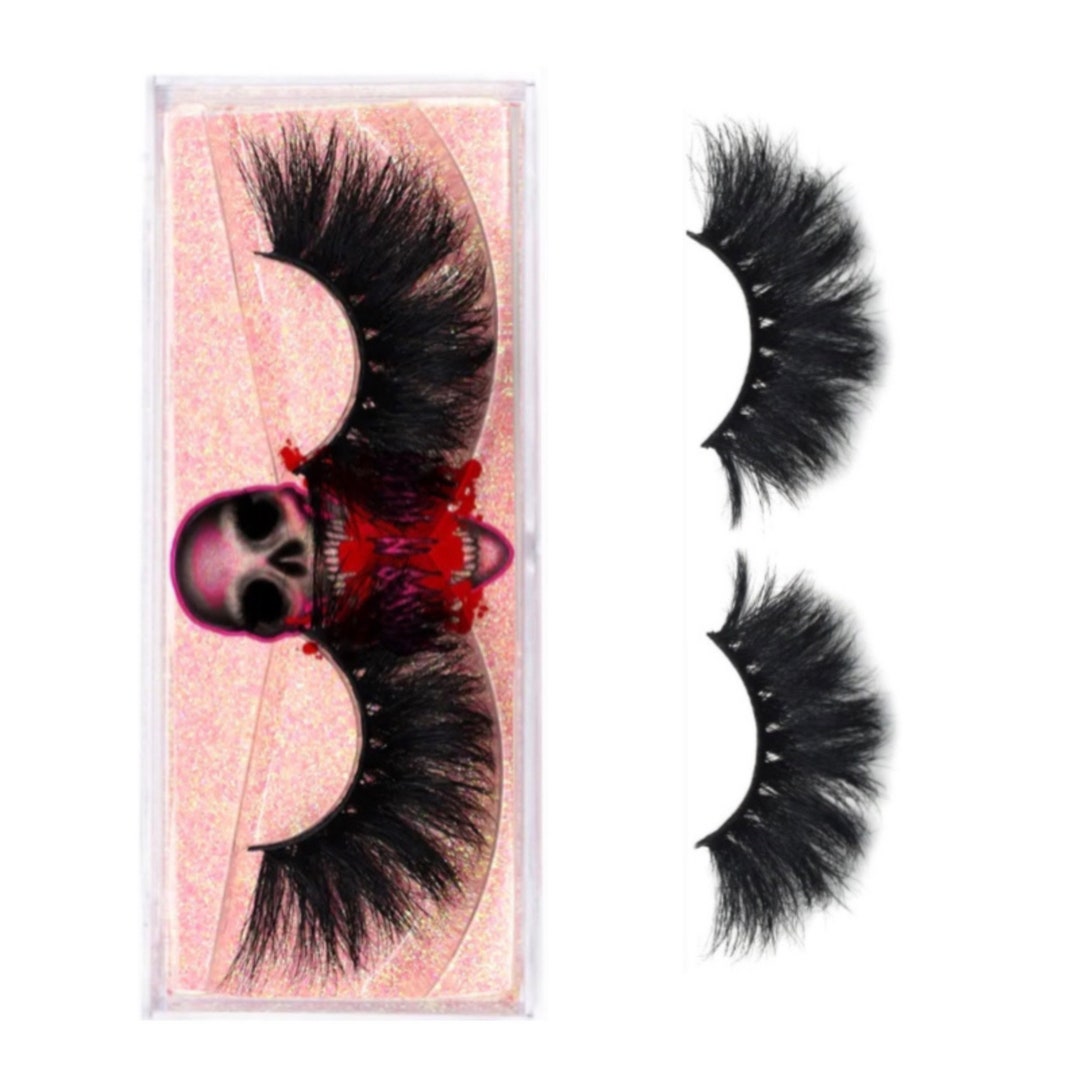 Fluffy Full J18 25MM Custom Lashes Goth Alternative Emo Fashion Makeup ...