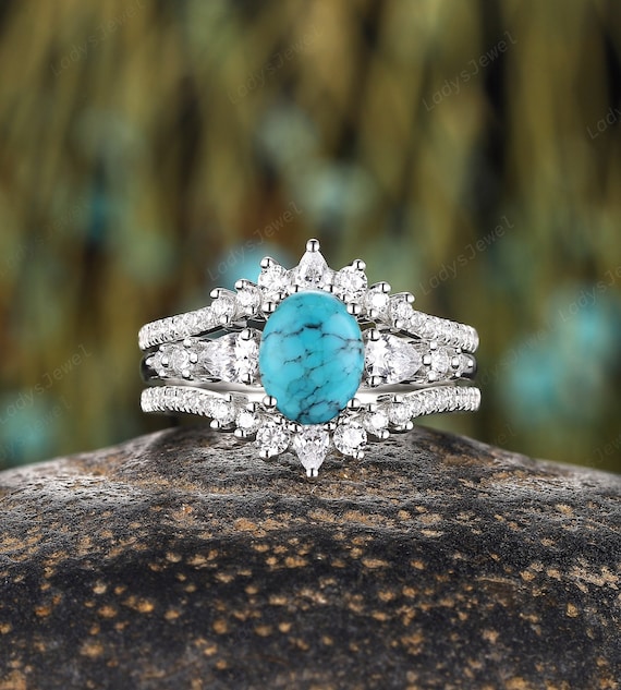 Turquoise engagement ring etsy store