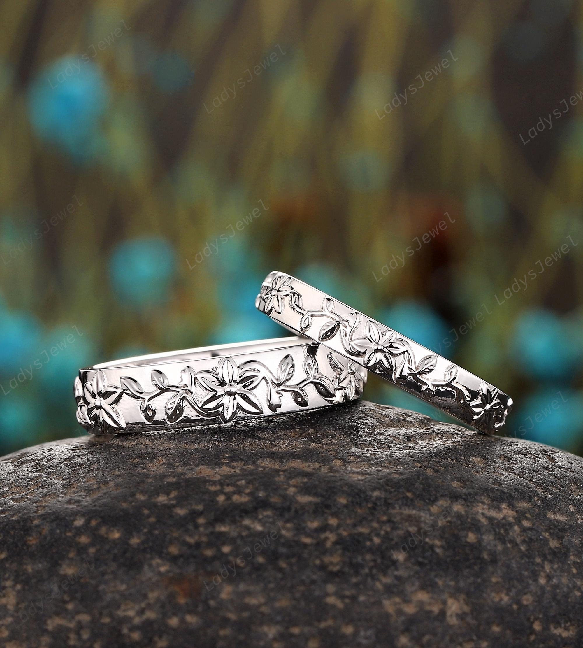 Lily Flower Design Ring