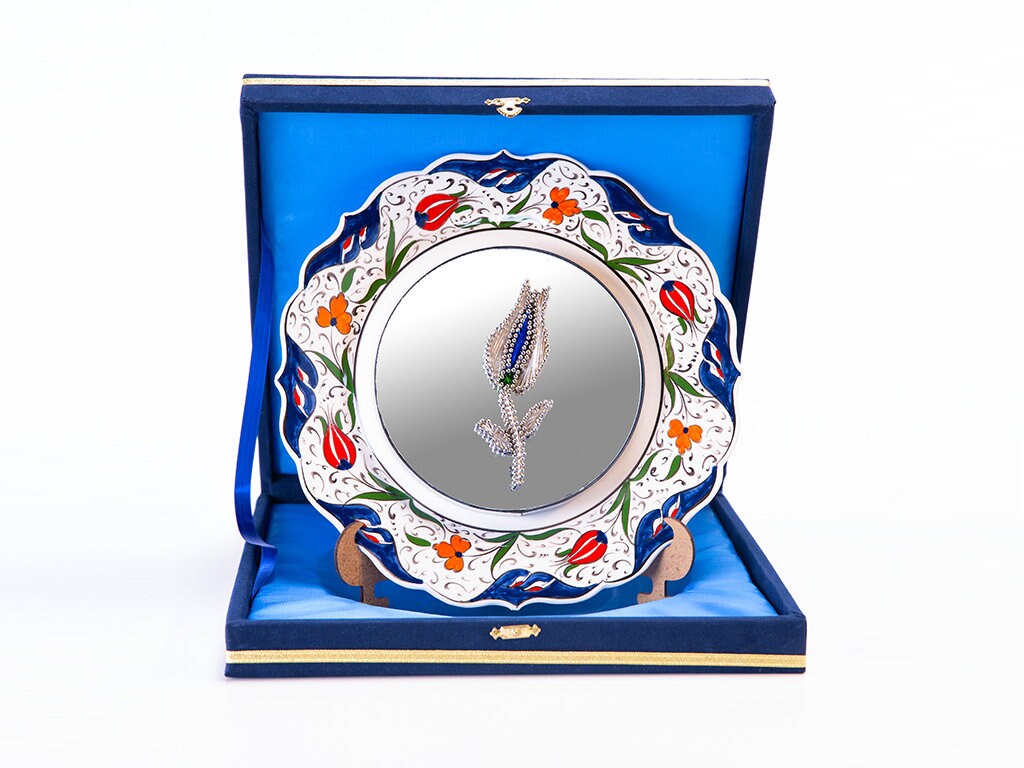 String Art in Mirror, Turkish Tile Ceramic Wall Plate, String Art ...