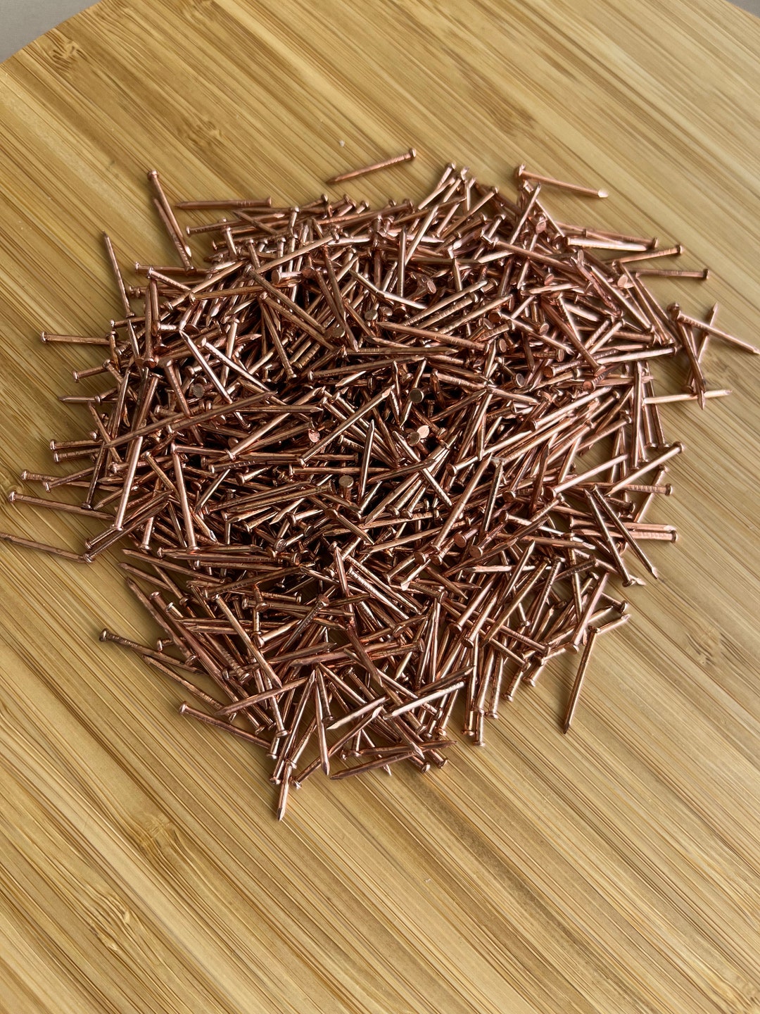1000 Pcs Copper String Art Nails, 0.79 Inch Flat Head Steel Nails - Etsy