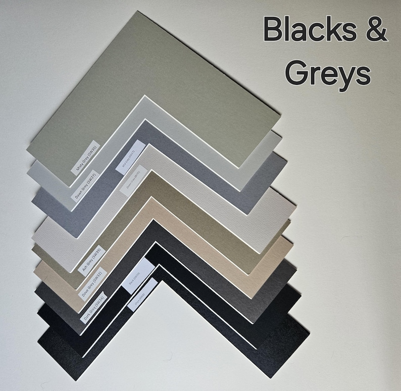 Bespoke Made to Measure Bevel Cut Photo/picture Mounts With BACKING ...
