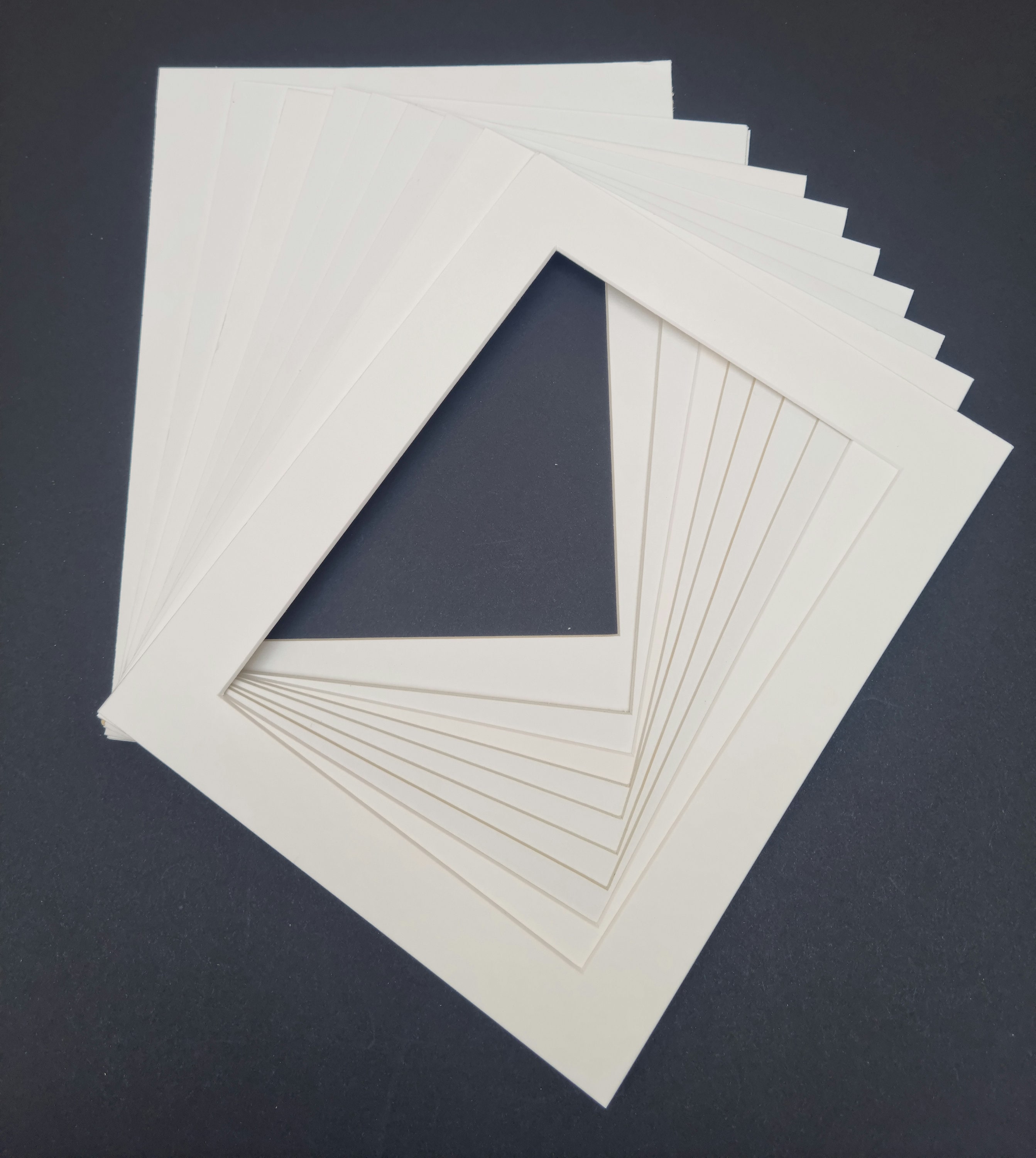 Pack of 10 Card Mounts for Mounting Photographs or Pictures. - Etsy UK