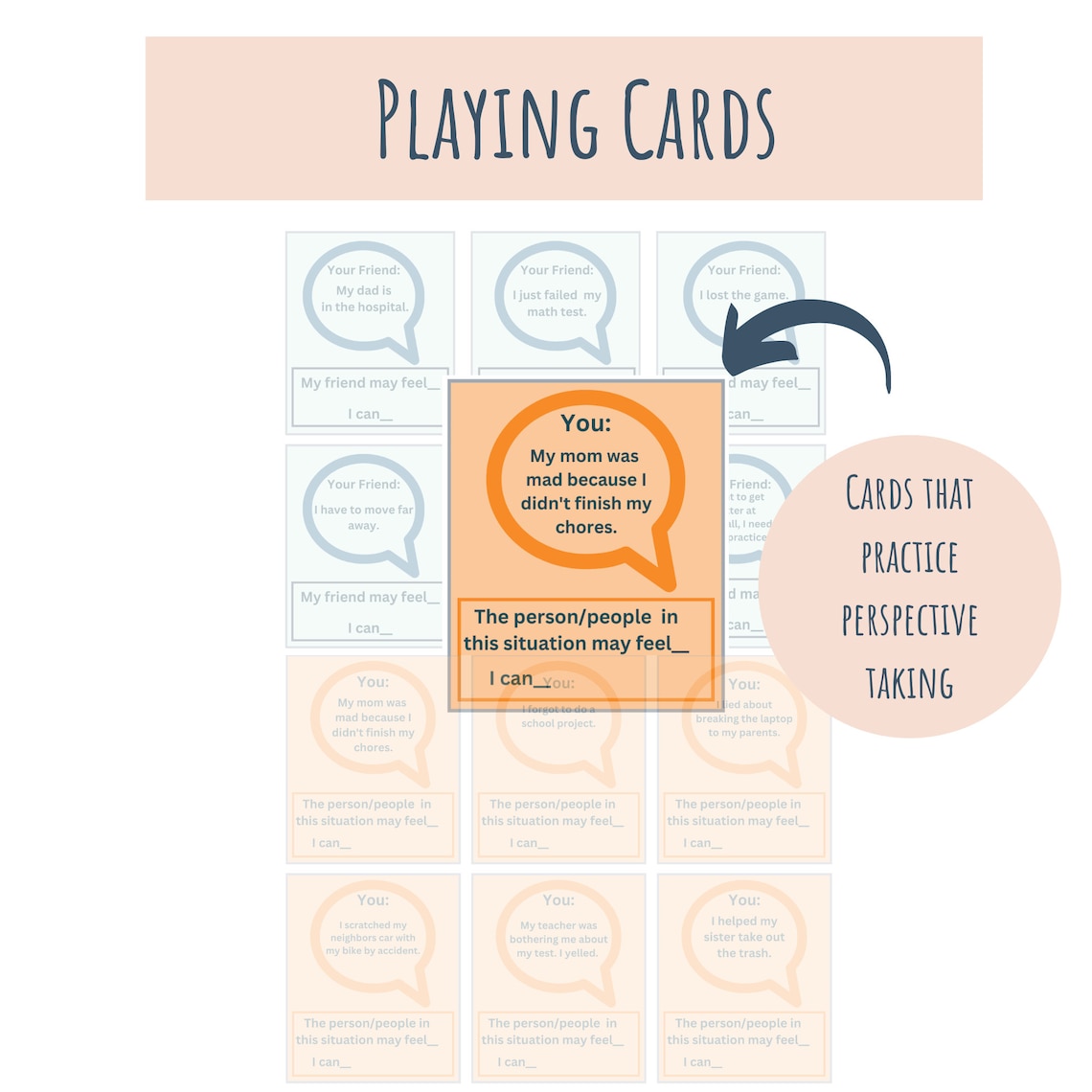 Social Skills Game for Kids With Autism Perspective Taking - Etsy