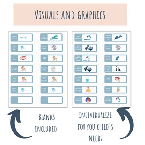 Printable Task Analysis for Teeth Brushing, Teeth Brushing Routine ...