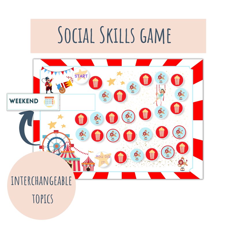 Social Skills Group Game, Kids and Teens Social Skills Activity ...