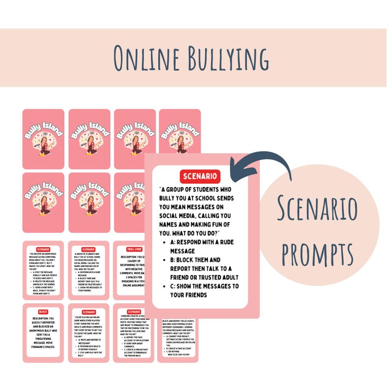 Cyber-safety Game, Internet Safety, Social Media Safety Activity ...