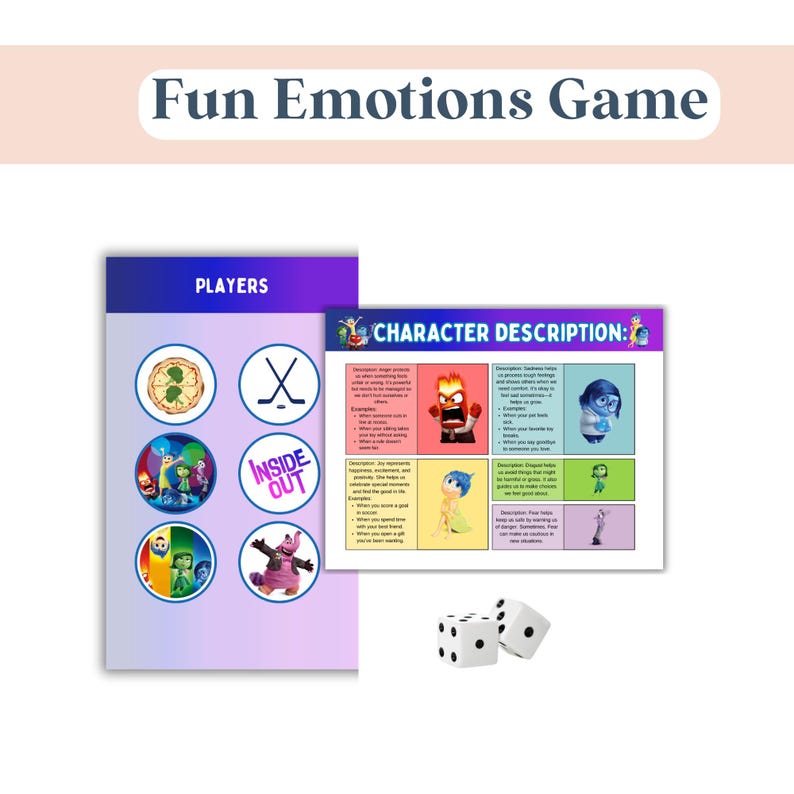 Inside Out Game, Inside Out Emotions Game, Kids Mental Health Game ...