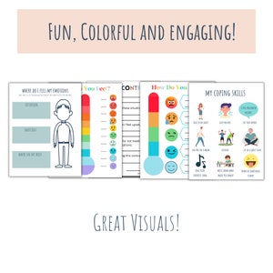 Zones of Regulation, Calm Down Corner Activity, Kids Mindfulness ...