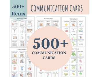 55 Printable Communication Cards Children /teens /adults - Etsy