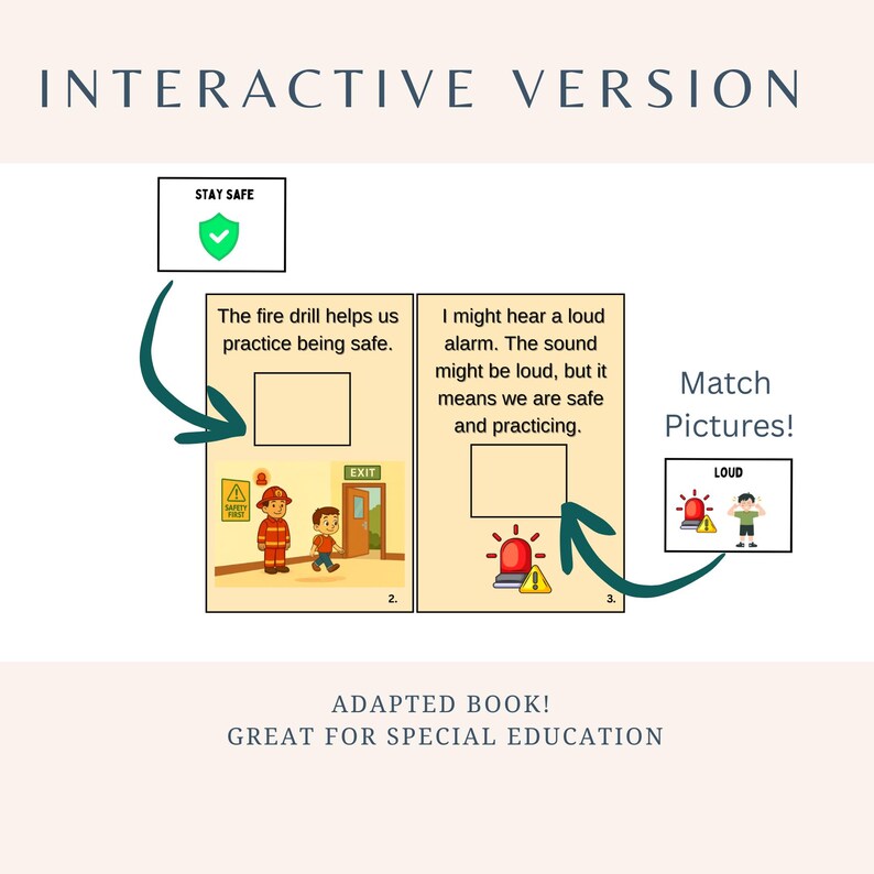Fire Drill Social Story, Special Education, Adapted Book, Autism ...