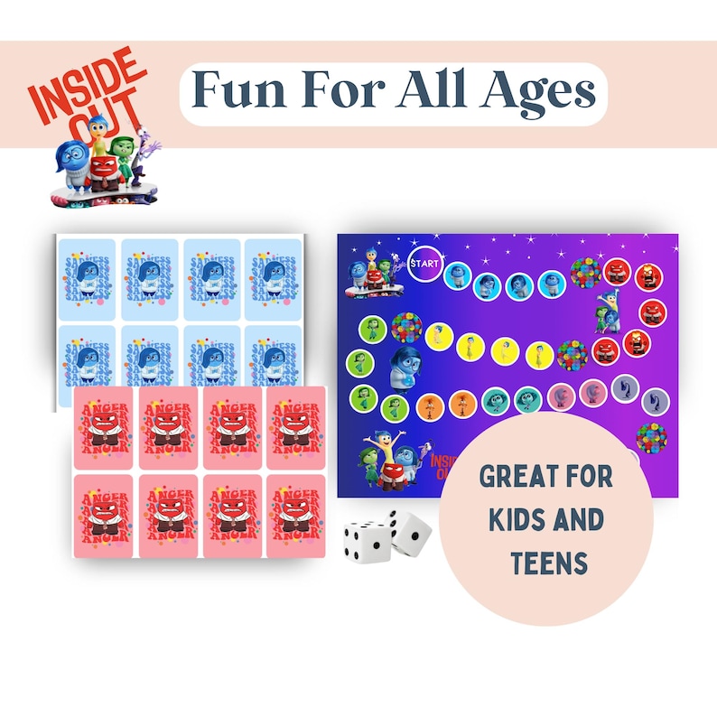 Inside Out Game, Inside Out Emotions Game, Kids Mental Health Game ...