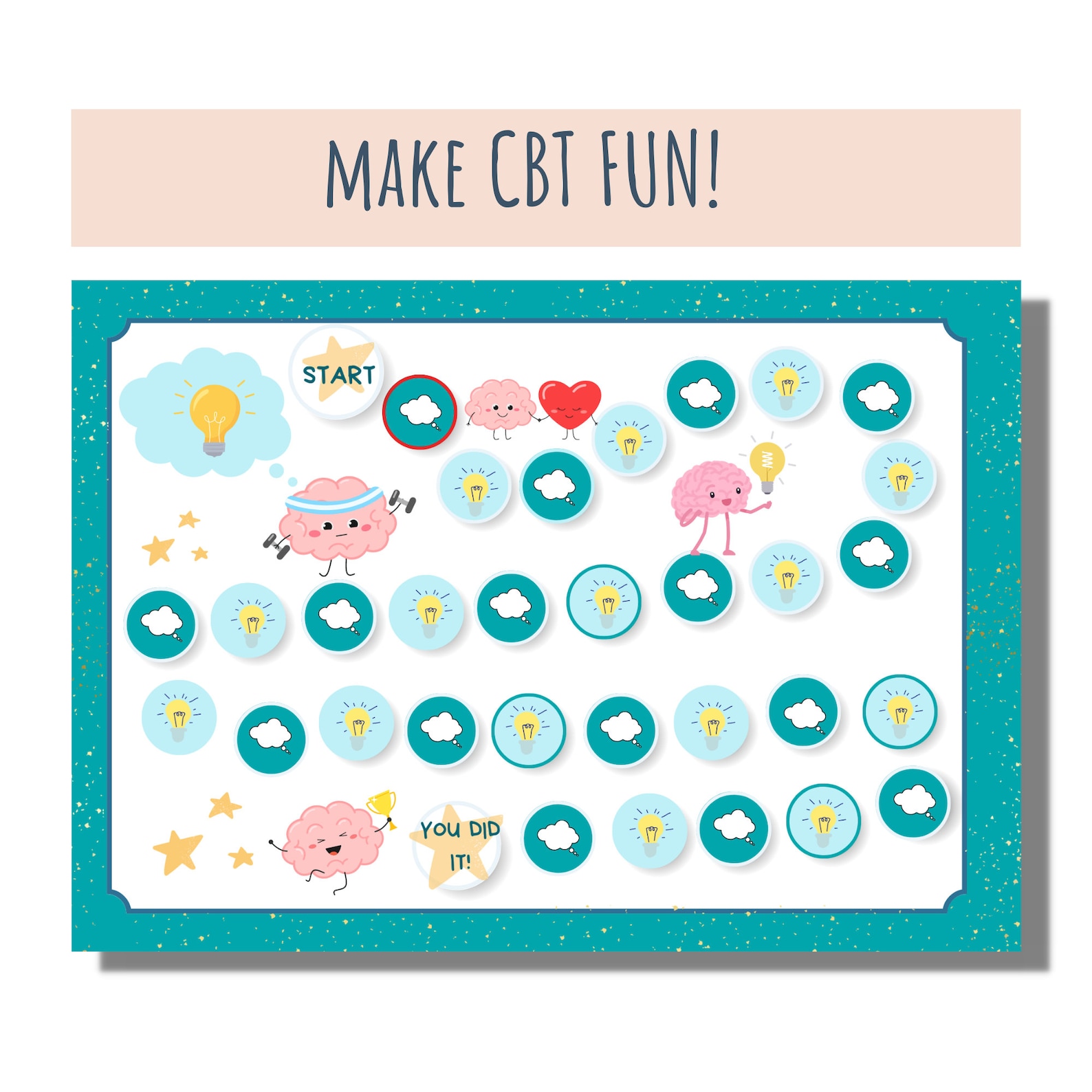 CBT Activity for Kids and Teens, CBT Game, Cognitive Distortions for ...