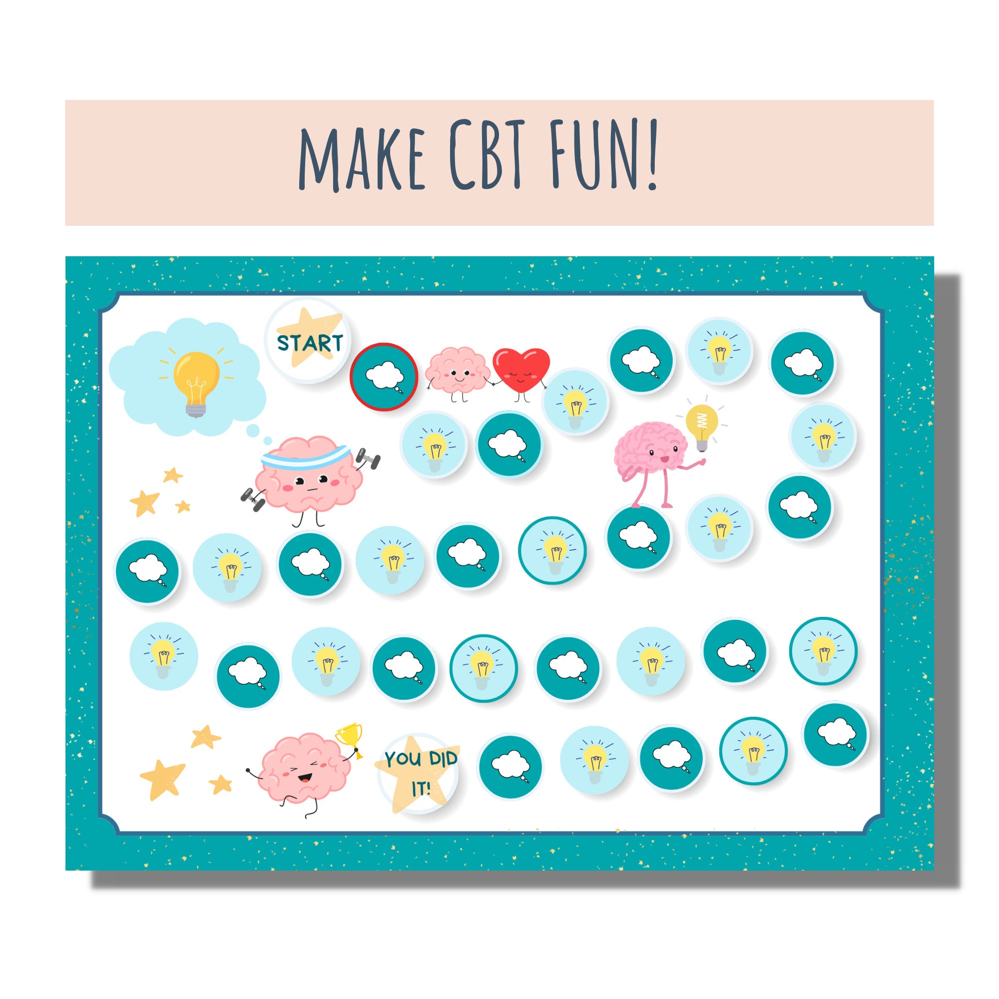 CBT Activity for Kids and Teens, CBT Game, Cognitive Distortions for ...