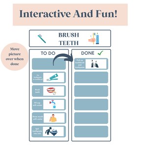 Printable Task Analysis for Teeth Brushing, Teeth Brushing Routine ...