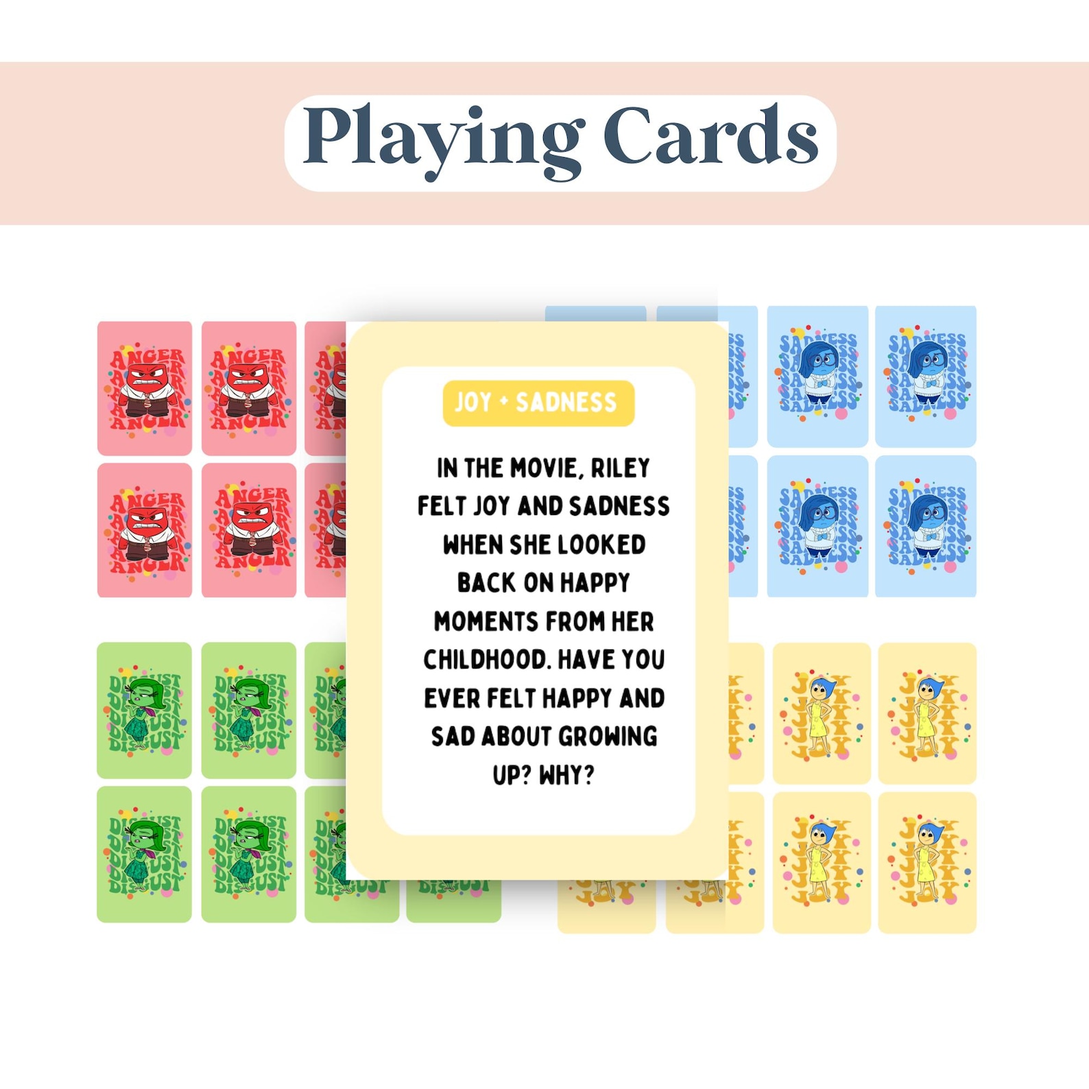 Inside Out Game, Inside Out Emotions Game, Kids Mental Health Game ...