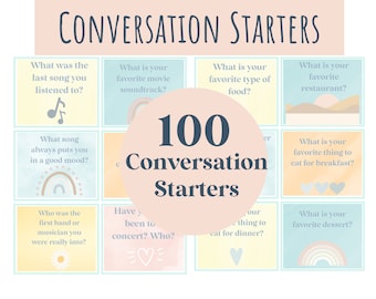 Conversation Starters for Teens, High School Resources, Group or ...