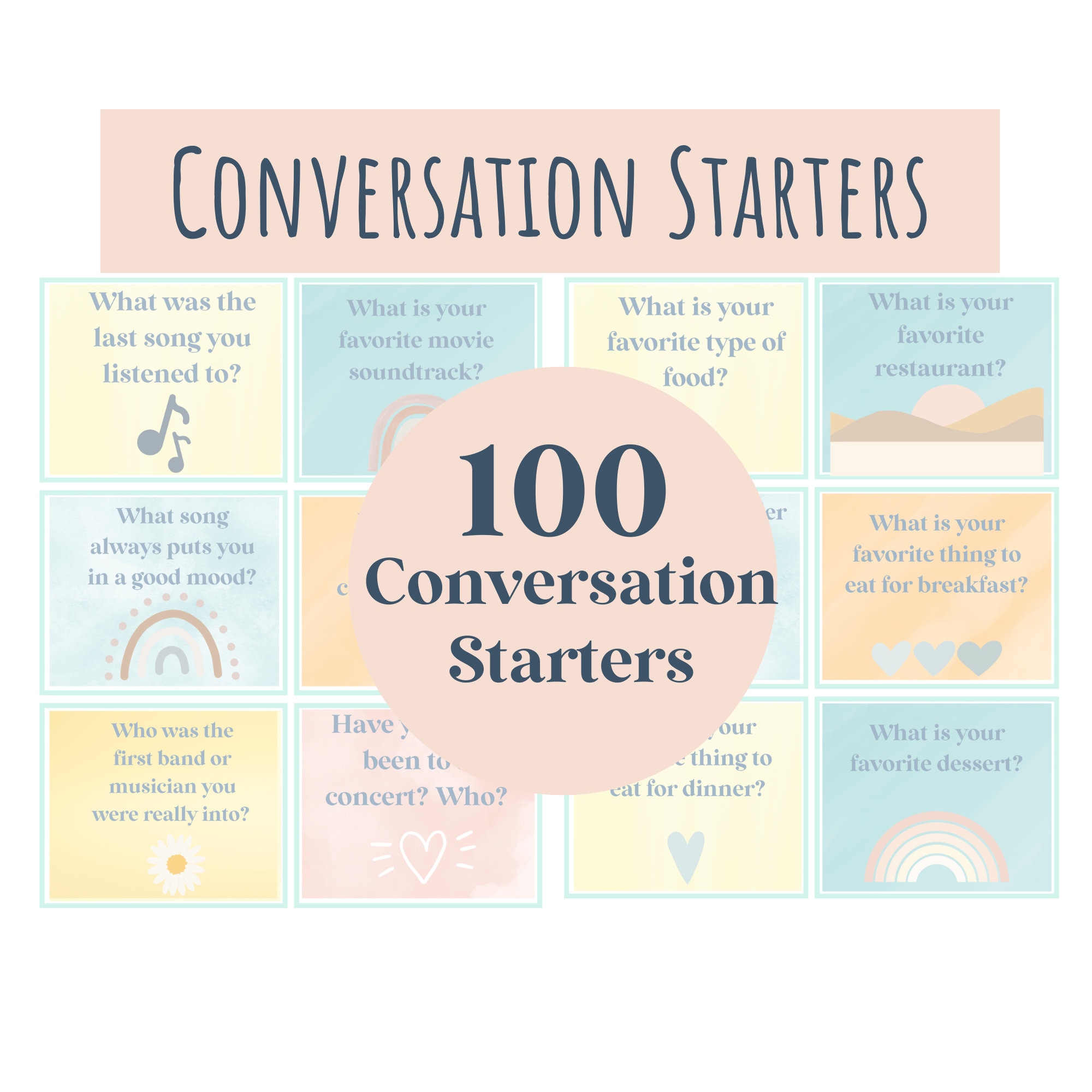Conversation Starters for Teens, Social Skills Groups, Group or ...