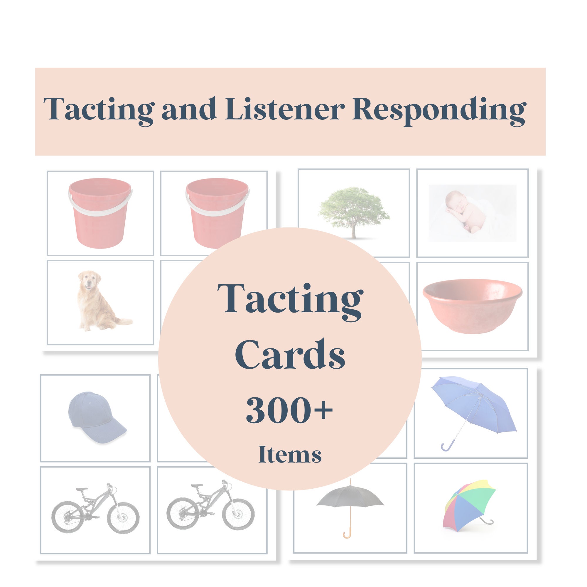 Vb-mapp Tacting Cards Bundle ABA Therapy Materials Vb-mapp - Etsy