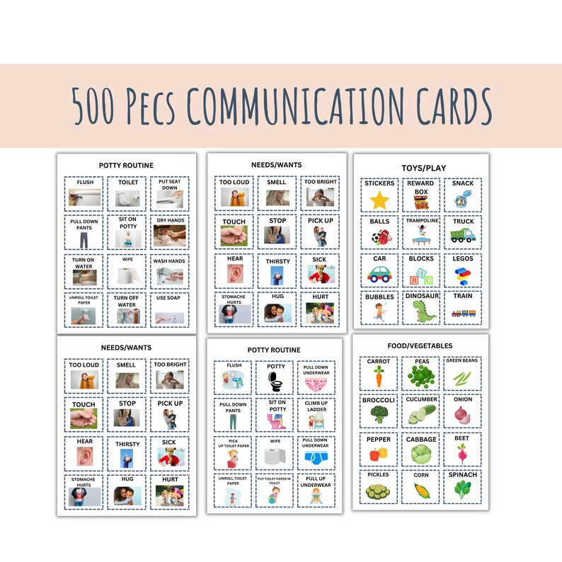 Editable PECS Communication Cards, Communication, Speech Therapy ...