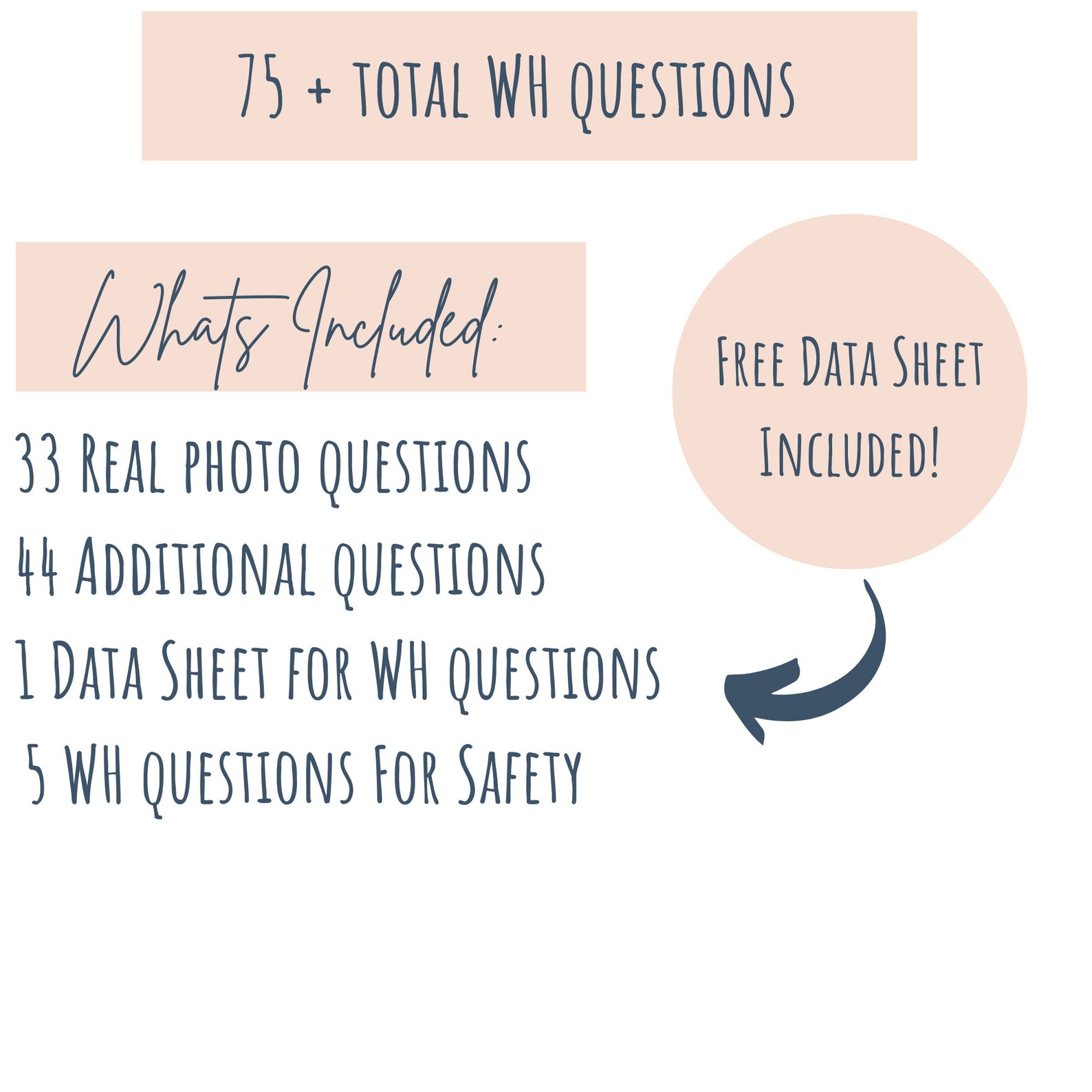 WH Questions Bundle for Kids, Wh Task Cards. WH Questions for ABA, Aba ...