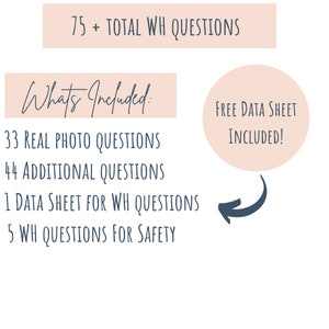 WH Questions Bundle for Kids, Wh Task Cards. WH Questions for ABA, Aba ...