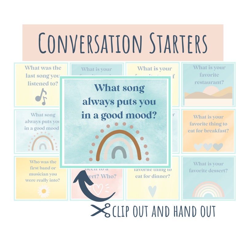 Conversation Starters for Teens, Social Skills Groups, Group or ...