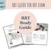 RBT Exam Study Guide Bundle, 2nd Edition RBT Exam, Study Prep Materials ...