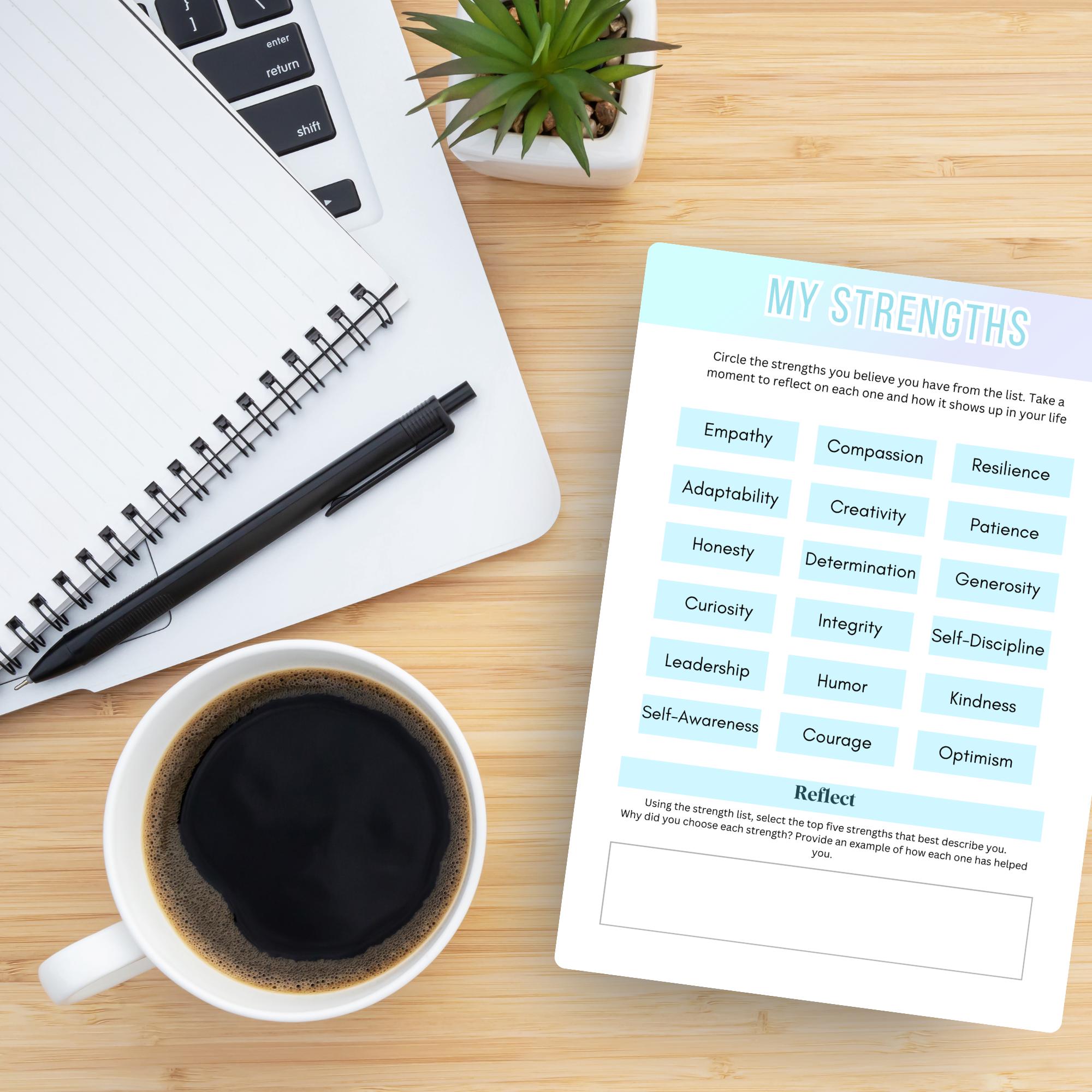 Self Esteem Worksheets, Confidence Building Workbook, Self Confidence ...