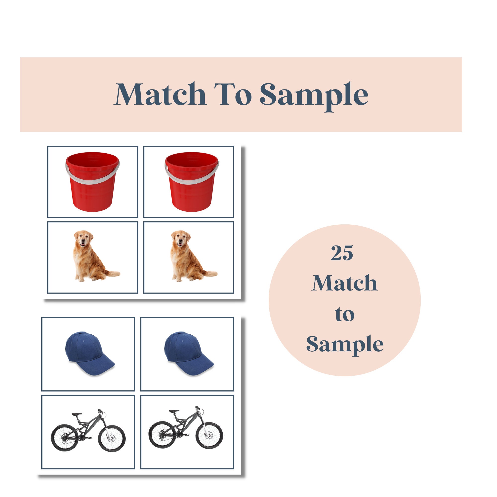 Vb-mapp Tacting Cards Bundle, ABA Therapy Materials, Vb-mapp Materials ...