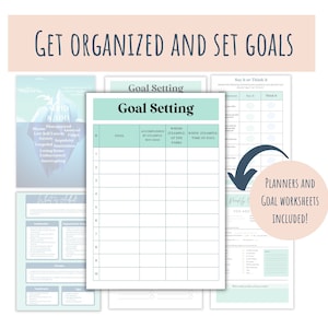 Adult and Teen ADHD Printable, ADHD Worksheets, Adhd Digital Planner ...