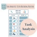 Printable Task Analysis for Teeth Brushing, Teeth Brushing Routine ...